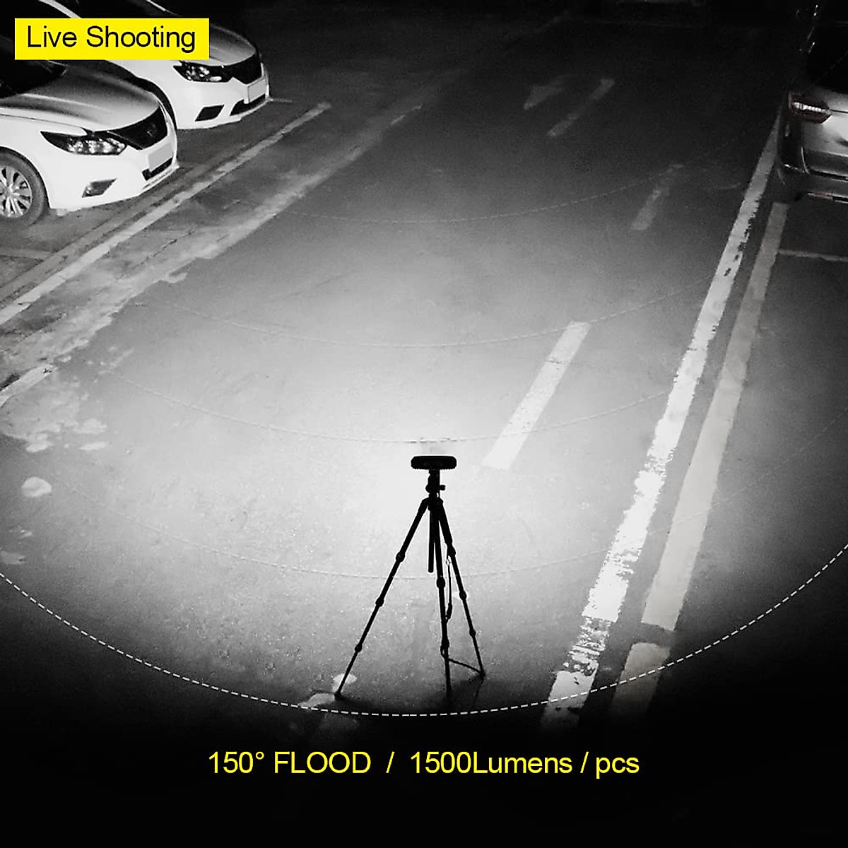 EXZEIT Led Boat Lights, 2 pc Deck/Dock Marine Lights 3000LMS 150°Flood Light, 6inch, 12/24 V