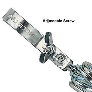 AKBFOX 4 Pack Reptile Lamp Clamp Adjustable Stand Fixture for Terrarium Heat Lamps Reptile Heat Bulb Light Metal Bracket Support Holder for Lizards Turtles Snakes Amphibians