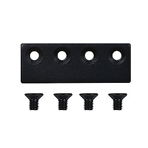 National Hardware N700-106 Interior Sliding Barn Door Hardware Connecting Adaptor, 3 1/8 in, Matte Black