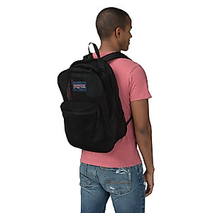 JanSport Mesh Pack - See Through Backpack Ideal for School, Work, Travel, or Beach Outings, Black