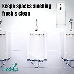 TimeMist Premium Metered Air Freshener Refills - Clean & Fresh - 7.1 oz (Case of 12) - 1042771 - Lasts Up To 30 Days and Neutralizes Tough Odors