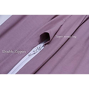 INSEN Pregnancy Body Cover,C Shaped Full Body Pillowcase (Purple Jersey)