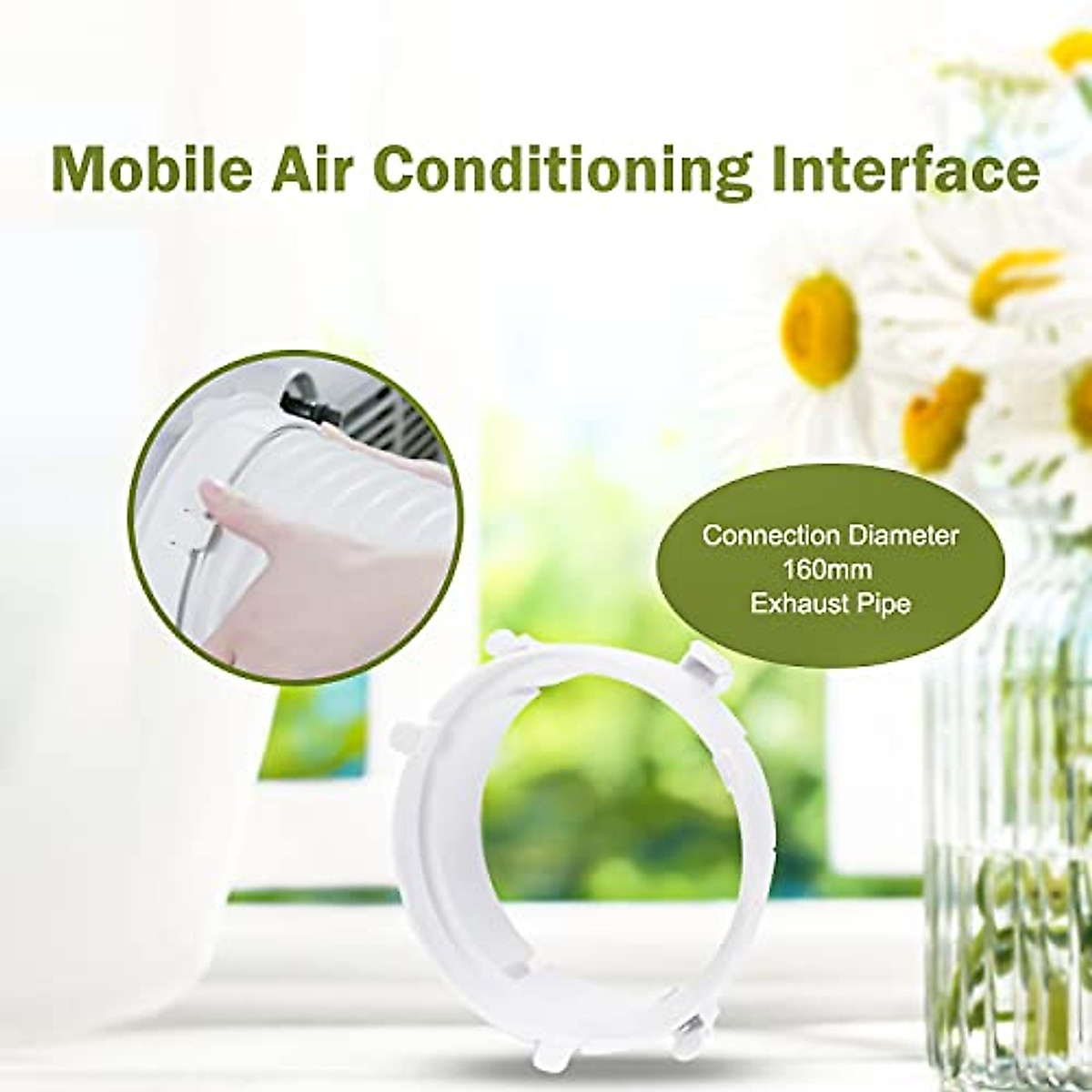 Portable Air Conditioner Exhaust Hose Coupler,Coupling,Window Adapter, 6.69inch KYR-35 Tube Connector Mobile Air Conditioning Accessories (6.69" Mobile Air Conditioning Coupler)