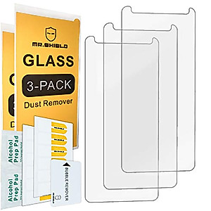 Mr.Shield [3-Pack] Designed For Google (Pixel 4 XL) [Tempered Glass] Screen Protector [Japan Glass with 9H Hardness] with Lifetime Replacement