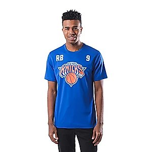 Ultra Game NBA New York Knicks - RJ Barrett Mens Active Tee Shirt, Team Color, Large