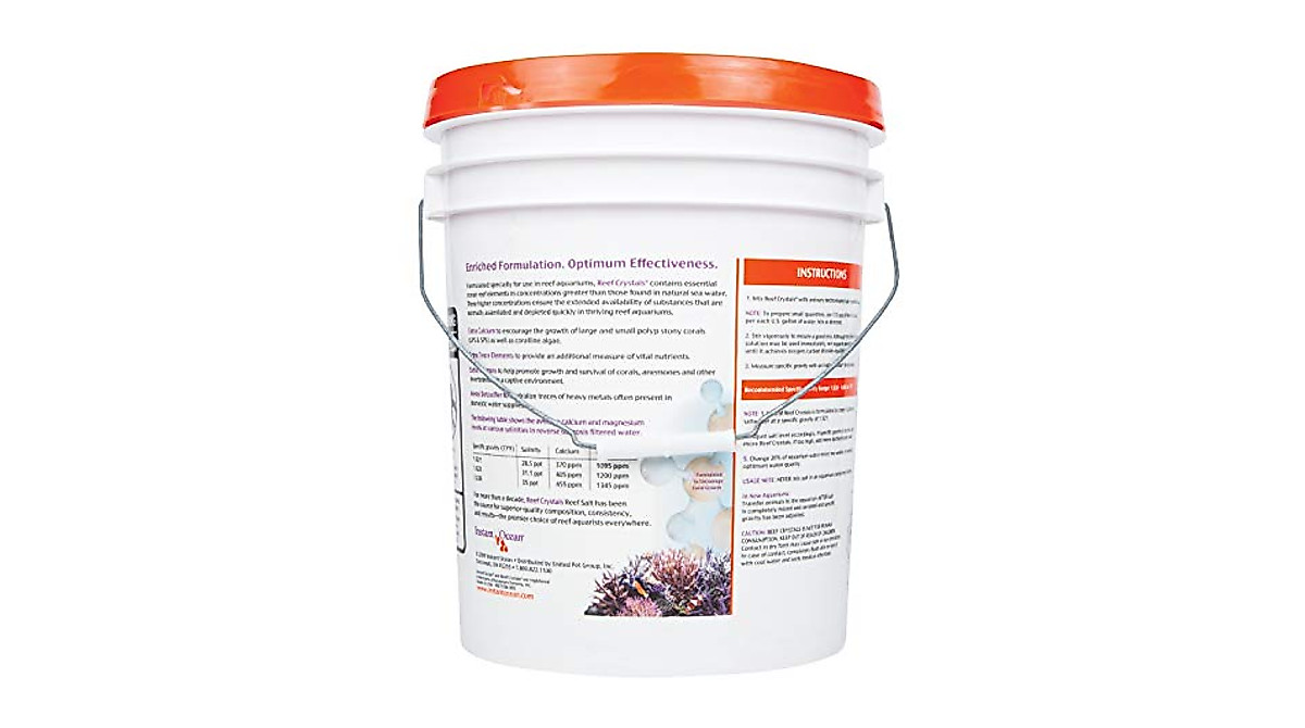Instant Ocean Reef Crystals for Vibrant Aquariums