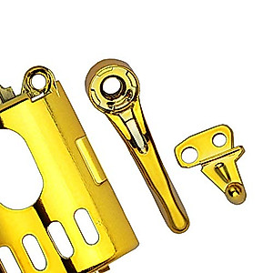 Serenable 3pcs/Set DIY Accessories Kit, Motor Cover, Adjustment Bar and Power Switch Fit for Wahl 8591 8148 8504 Cordless Magic Clips Clippers - Golden