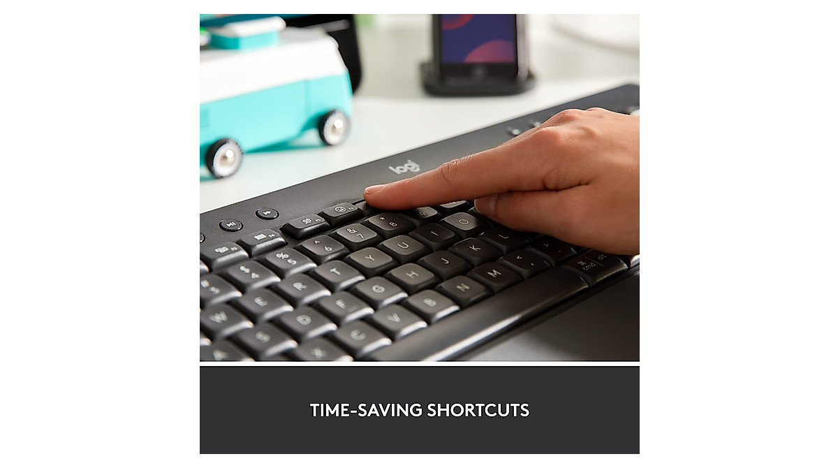 Logitech Signature K650 Comfort Full-Size Wireless Keyboard with Wrist ...