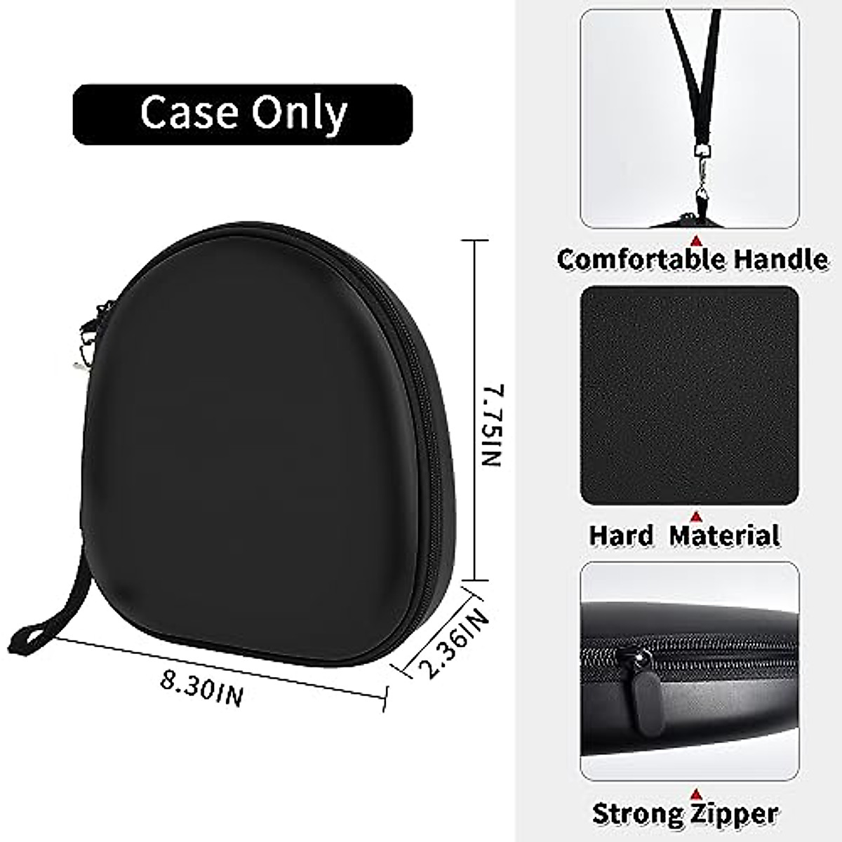 PAIYULE Case Compatible with Sony WH-CH720N Noise Canceling Wireless Headphones Bluetooth Over The Ear Headset, Carrying Storage Bag for Sony WH-CH520/ for Edifier W820NB Plus (Box Only)