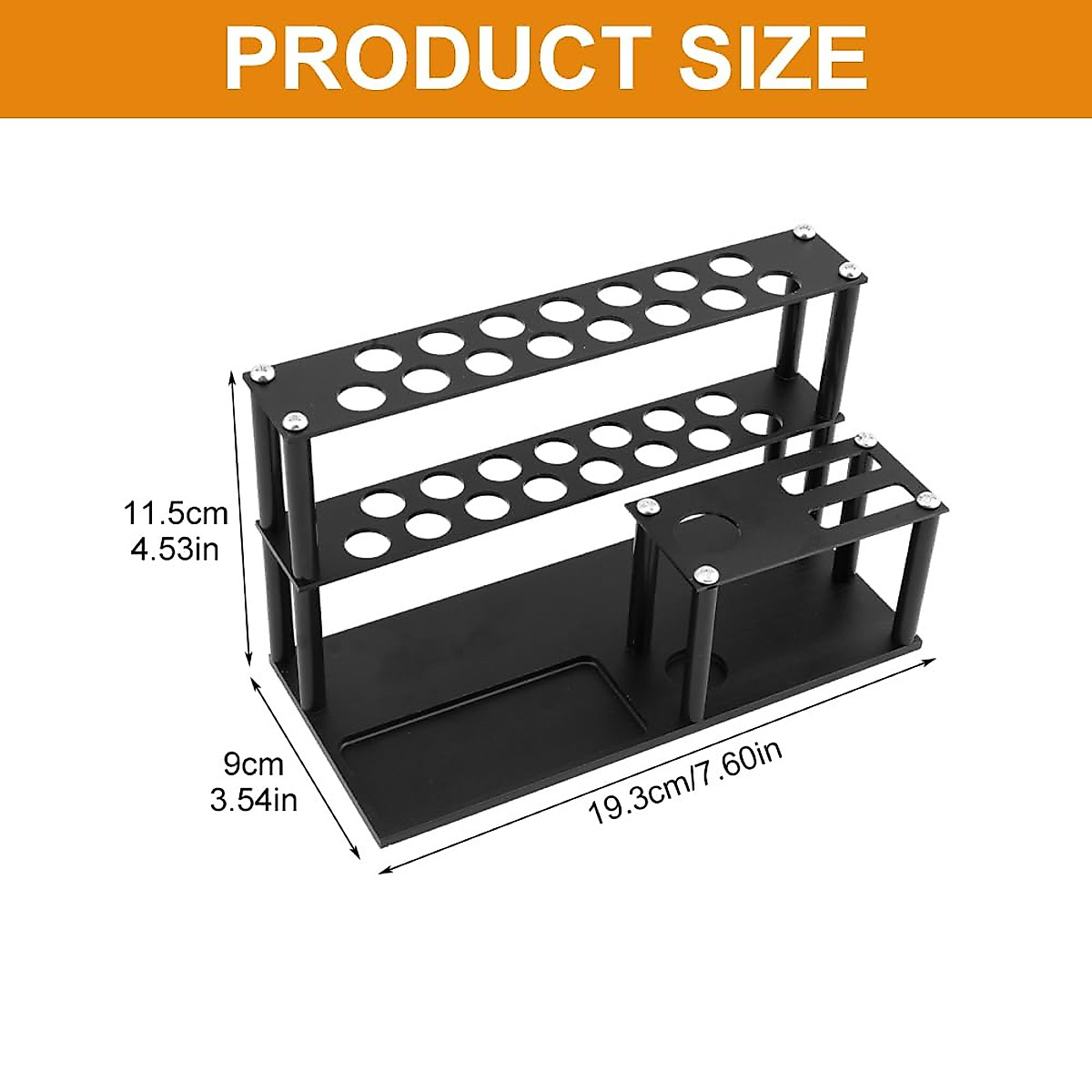 KELEAPEKER RC Screwdriver Storage Rack, Heavy Duty RC Tool Stand, Removable, 3 Layers, with Tool Organizer