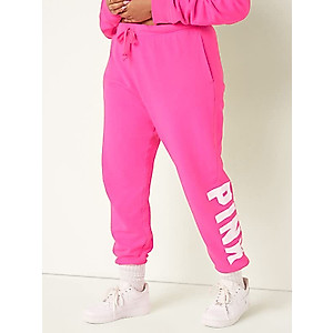 Victoria's Secret Pink Everyday Lounge Relaxed Jogger, Atomic Pink Wash, Large
