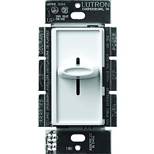 Lutron Skylark 1.5-Amp Single-Pole 3-Speed Fan Control, SFSQ-FH-WH, White