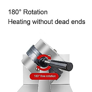 Electric Double-Head Rotating Waffle Maker, 7In Round Waffle Machine, 2600W Commercial Non-Stick Breakfast Baker Machine, 50-300℃ Temperature Control, 5 Minutes Timing