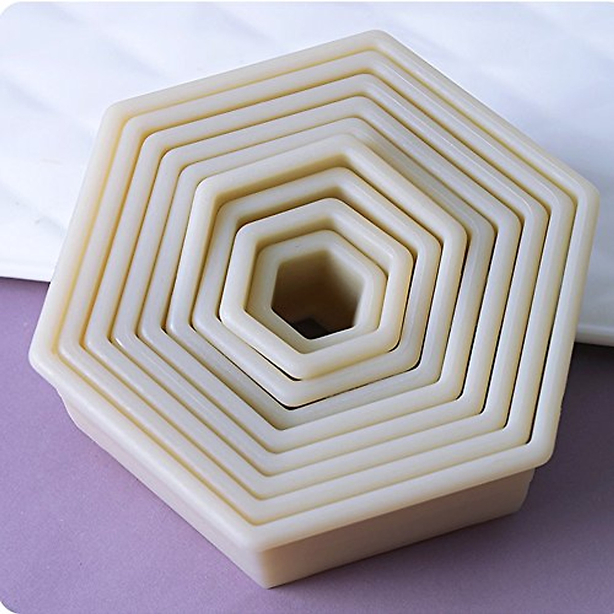 9-Piece Hexagon Nylon Cookie Cutter Set (Hexagon)