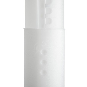 Expandable Poster Tube with Strap for Posters, Documents, Artwork, Blueprint Storage, Carrying Case for Architects, Teachers, Students, Artists (White, 24 to 40 Inches)