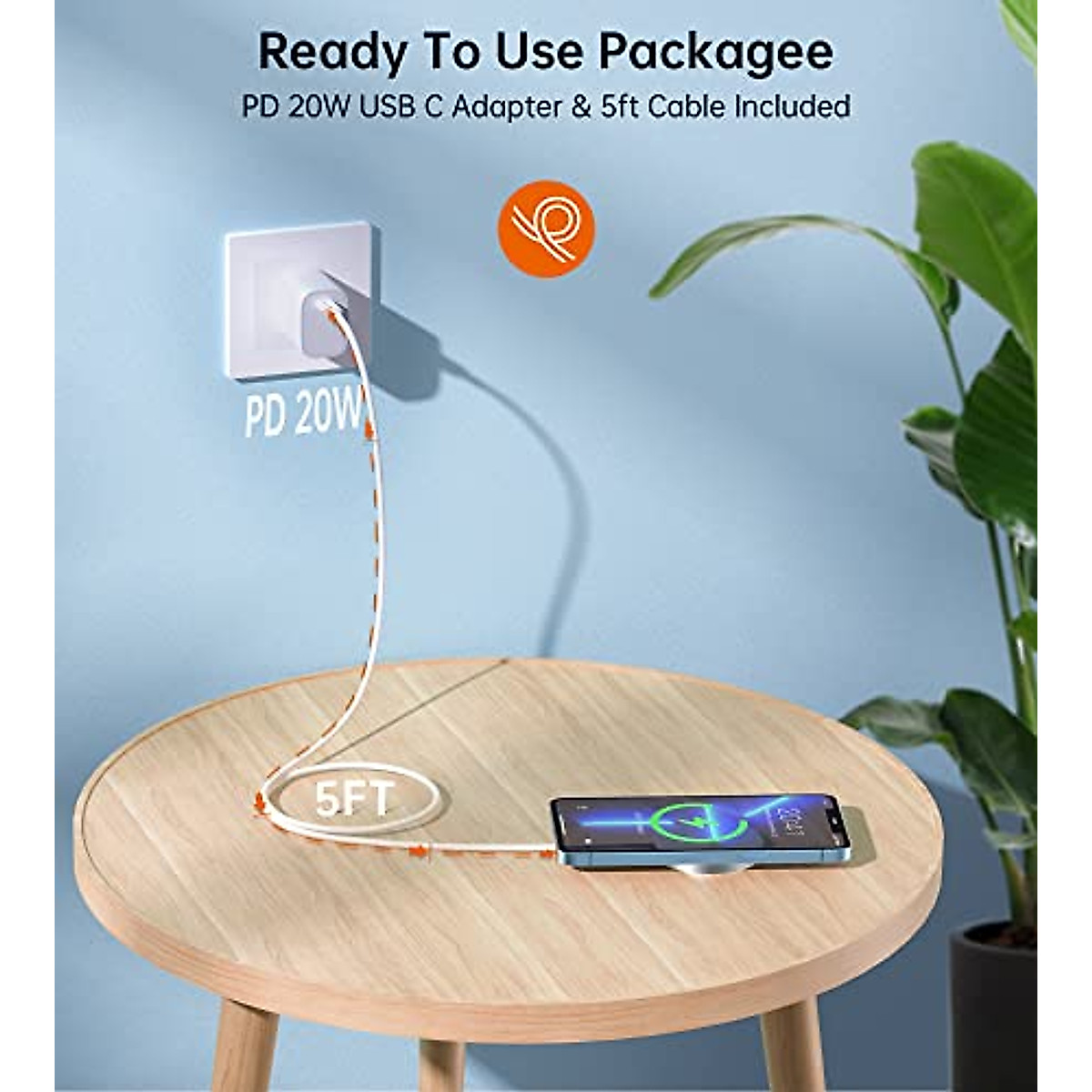 Magnetic Wireless Charger, Fast Charging Pad 15W Max with PD 20W USB C Charger Adapter, Compatible with-Mag-Safe Wireless Charger for iPhone 14/13/13 Mini/13Pro/13Pro max/iPhone 12/12 Mini/12Pro max
