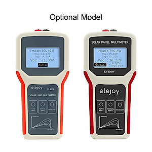 PENCHEN Portable Handheld Photovoltaic Panel Multimeter Auto/Manual MPPT Detection Solar Panel MPPT Tester with LCD Backlight Display Open Circuit Voltage Testing Tool Multiple Safety Protections