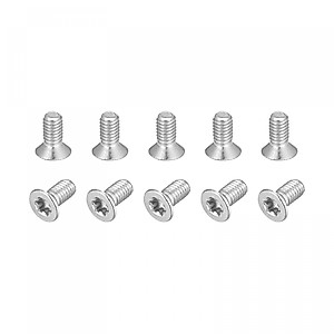 uxcell M3x6mm Torx Security Machine Screws, 20pcs 316 Stainless Steel Countersunk Head Tamper Proof Screw Fasteners Bolts