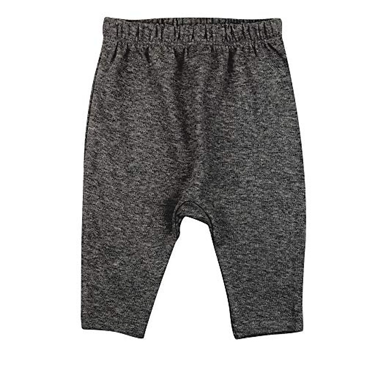 HonestBaby unisex baby Organic Cotton Cuff-less Harem Multi-pack Pants, 4-pack Gray Ombre, 6-9 Months US