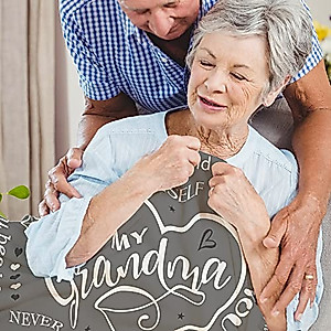 Gifts for Grandma, Grandma Mothers Day Birthday Gifts for Nana Soft Flannel Blanket, Grandmother Gifts from Grandchildren, Grandma Gifts for Mothers Day, The Best Grammy Ever Gifts (60” x 50”)