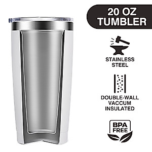 KIKERRO Teacher Gifts for Women, Cool Valentines Day, Birthday, Mothers Day, Christmas, Back To School, End of Year Teacher Appreciation Gift - 20 oz Stainless Steel Double Wall Insulated Tumbler