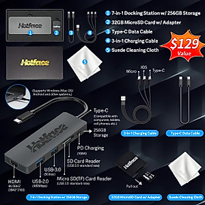 HP Victus 15.6" FHD 144Hz Gaming Laptop, Intel i5-12450H, NVIDIA GeForce RTX 3050, 64GB DDR4 RAM, 2TB PCIe SSD, Backlit Keyboard, WiFi 6, Win 11, Blue, 256GB Docking Station Set