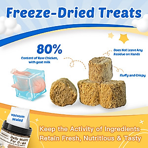 Dog Multivitamin with Probiotics - Dog Vitamins and Supplements - Multivitamin for Dogs with Glucosamine, Omega 3 and Probiotics for Dogs Digestive Health, Immunity, Joint, Hip, Skin and Coat