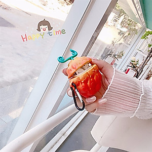 AOLABOKY Funny Anime Devil Fruit Earphone Case for airpods 2nd 1st Generation Headphone 3D Silicone Protective Soft Cover airpods 1 2 case Suitable for Boys and Girls