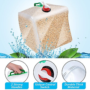 2Pack Swimming Pool Ladder Weights, Universal Step SandBag, Plastic Fillable Anchor Bag Container Steps Weight Stair Weights for Above Ground Entry System (11x11 Inches), Clear