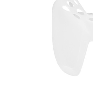 Silicone Sleeve, Removeable Dustproof Non Slip Shockproof Comfort Controller Grip Cover for PS5(white)