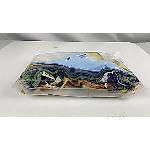 BEBOAN Baby Bandana Drool Bibs, 10-Pack Newborn Bibs for Toddler Girls Drooling Teething, 100% Organic Cotton Soft and Absorbent Baby Bibs, Adjustable Size (Boy)