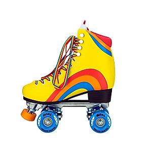 Moxi Rainbow Rider Roller Skate - Fun and Fashionable Womens Roller Skates | Sunshine Yellow | Size 6