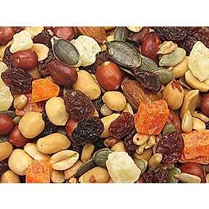Yupik Trail Mix, 2.2 lb, A mix of peanuts, almonds, sunflower seeds, pumpkin seeds, raisins, papaya and pineapple, Pack of 1