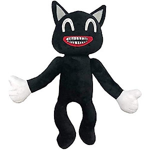 Cartoon Black Cat Plush Stuffed Toy, Soft Animal Cat Plush Toys Kids Birthday/Easter Day Ideas