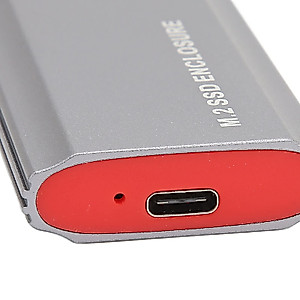 M.2 NVME SSD Enclosure, Ultrathin M.2 SSD Enclosure for 2280 SSDs Dark Grey