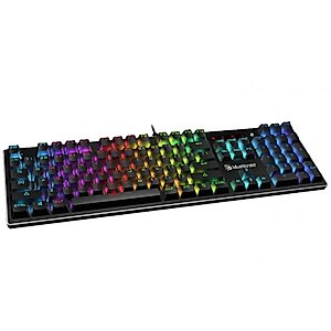 Bloody B820 Optical Mechanical Gaming Keyboard with Individually Backlit RGB LED Keys Wired, 104 Keys Standard, Red Switch - MX Red Equivalent for Windows PC and Laptop