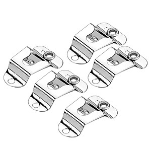 Bewinner 5pcs Handheld Microphone Hang Up Clip, Durable Car Radio Microphone Mounting Clip with Screws for Kenwood TM471A / Motorola GM300, GM950-Perfectly Matched to Your Handheld Microphone