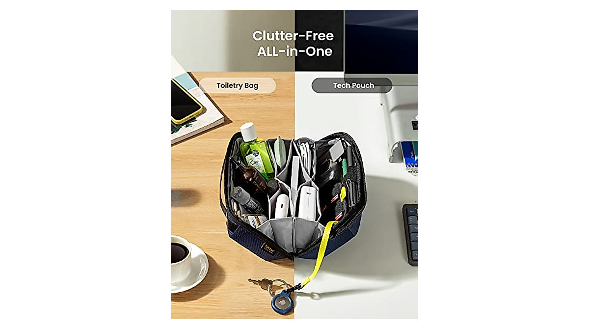 tomtoc Travel Backpack & Tech Organizer Bundle | 40L Capacity