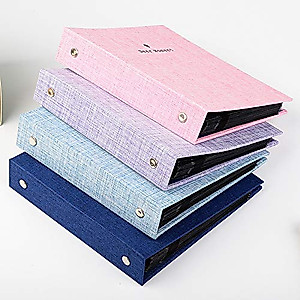 Ablus 100 Pockets Mini Photo Album - Fits for Fujifilm Instax Mini 9 Mini 8 Mini 90 Mini 25, Polaroid Snap PIC-300, Kodak Mini 3-Inch Film（Cobalt blue）