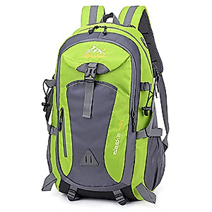 Backpack Men's USB Charging Travel bag Outdoor Large-capacity Sports Backpack Men's And Women's Waterproof Mountaineering Bag (Green)
