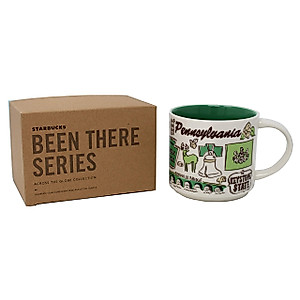 Starbucks Ceramic Been There Series Pennsylvania Mug, 14 Oz