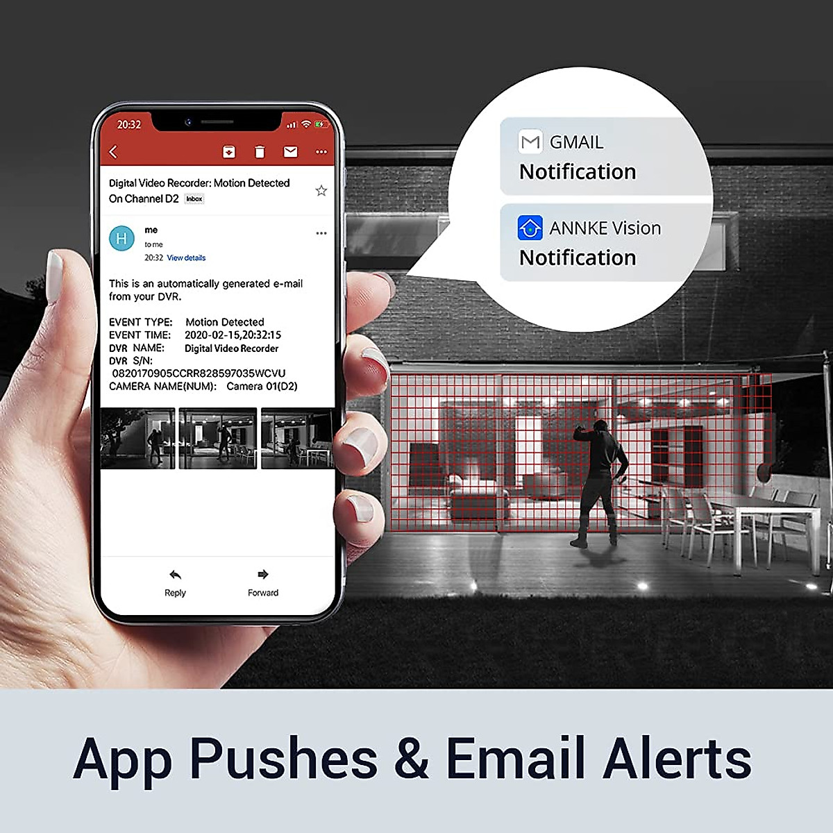 ANNKE 16CH 5MP Lite Security Camera System, H.265+ DVR Surveillance Video Recorder, 12x1080P IP66 Weatherproof Home CCTV Cameras, Easy Remote, Motion Alert, 85ft Night Vision, NO Hard Drive Included