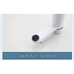 Kitchen Taps Kitchen Tap Kitchen Tap Fashion Style Home Multi-Color Bath Basin Faucet Cold and Hot Water Taps Black White Bathroom Mixer