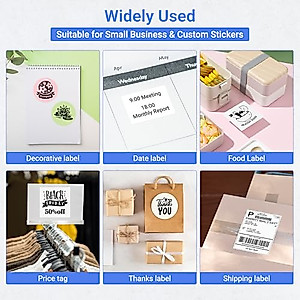 AOBIO X4BT 4x6 Bluetooth Thermal Label Printer - Shipping Label Printer for Small Business - Desktop Postage Label Printer Compatible with MacOS, Wins, Linux, ChromeOS (Black)