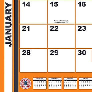 TURNER SPORTS Tennessee Volunteers 2024 22X17 Desk Calendar (24998061489)