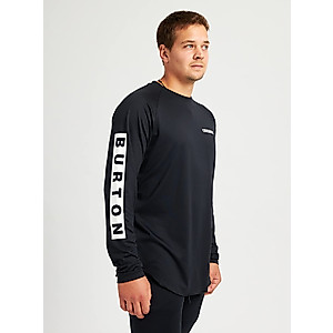 Burton Men's Standard Roadie Tech Tee, True Black 1, Large