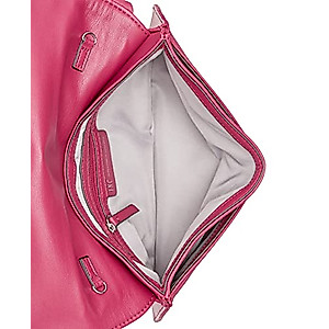 I.N.C. International Concepts INC Women's Pink Faux Leather Chain Strap Clutch Handbag Purse