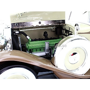 1930 Packard Brewster Tan and Coffee Brown 1/18 Diecast Model Car by Signature Models 18103