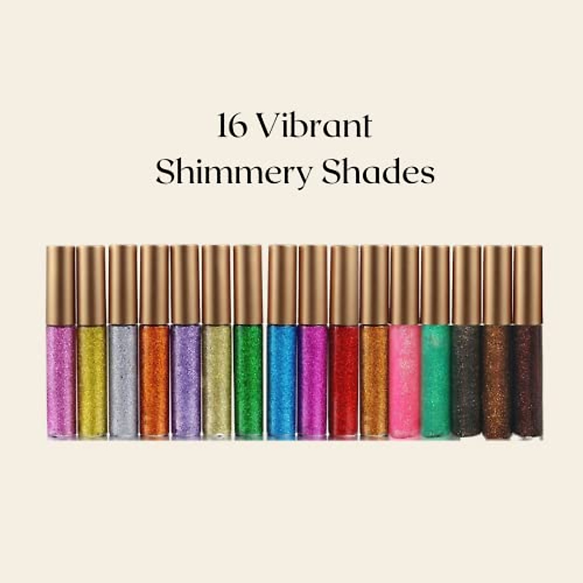 EPILYNX by Dr. Liia Hypoallergenic Eyeliner, Glitter Liquid Eyeliner I Gluten Free and Vegan for Sensitive Skin (10: Red)