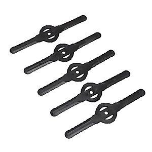30Pcs String Trimmer Head Blades Replace, Plastic Cutter Blades Replacement Lawn Mower Weed Blades Accessories for Cordless Grass Trimmer
